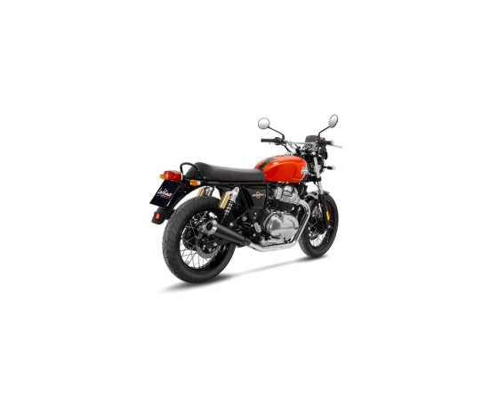 PAIRE DE SILENCIEUX LEOVINCE GP RACER POUR ROYAL ENFIELD CONTINENTAL GT